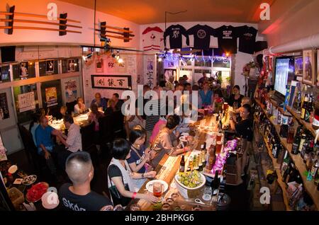The Dojo Bar, a karate themed bar / cafe in Naha City, Okinawa the ...