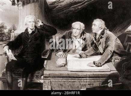 Portrait of Sir Francis Baring, with his Brother and his Son-in-Law ...