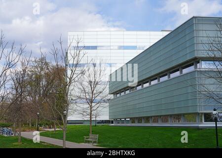 PRINCETON, NJ -16 APR 2020- View of the Princeton Neuroscience ...