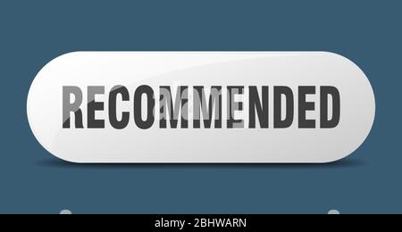 recommended button. recommended sign. key. push button Stock Vector ...