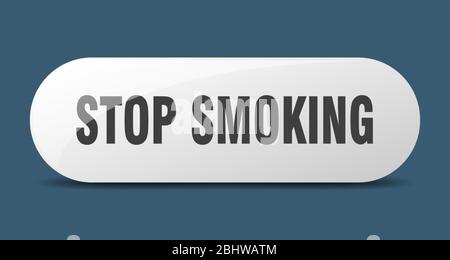 stop smoking button. stop smoking sign. key. push button Stock Vector ...