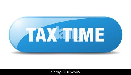 tax time button. tax time sign. key. push button Stock Vector Image ...