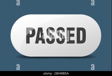passed button. passed sign. key. push button Stock Vector Image & Art ...