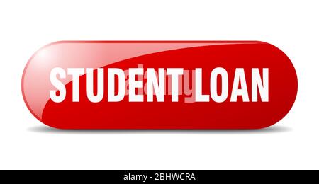 student loan button. student loan rounded red sign. student loan Stock ...