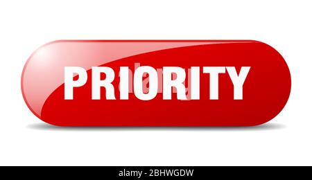 priority button. sign. key. push button set Stock Vector Image & Art ...