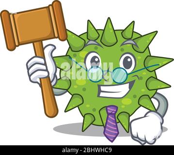 Vibrio cholerae cartoon character design with mad face. Vector ...