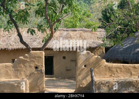Traditional Tribal Hut in india Stock Photo - Alamy