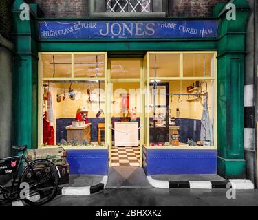World War 2 butchers shop Stock Photo - Alamy