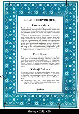 Carrier Collection of Menus - The White Tower Restaurant - 1 Percy ...