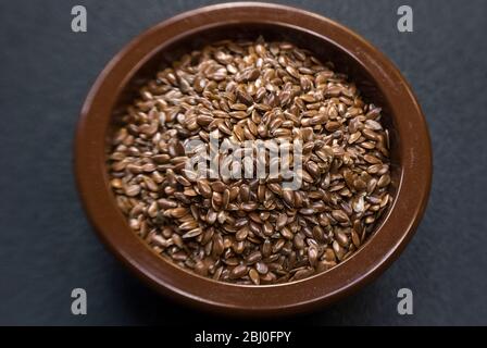Flax (also known as common flax or linseed), Linum usitatissimum ...