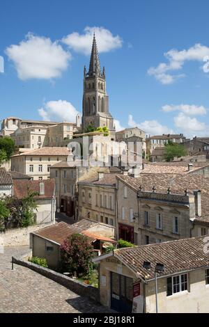 Saint Emilion, Bordeaux / France - 06 19 2018 : Bordeaux wine routes ...