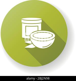 hair palm oil glyph icon vector illustration Stock Vector Image & Art ...