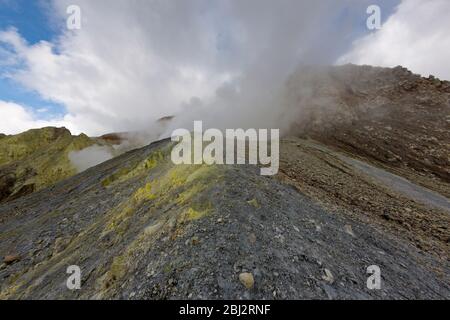 Garbuna Volcano, Kimbe Bay, New Britain, Papua New Guinea Stock Photo ...