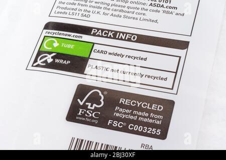 Single use plastic products with recycling symbol and reuse reduce ...