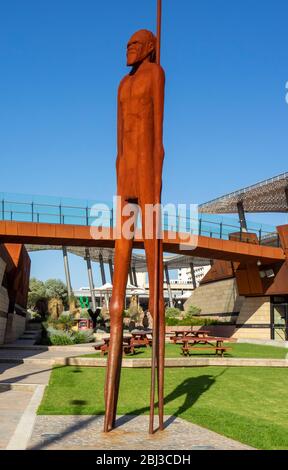 Yagan Square Statue - Perth - Australia Stock Photo - Alamy