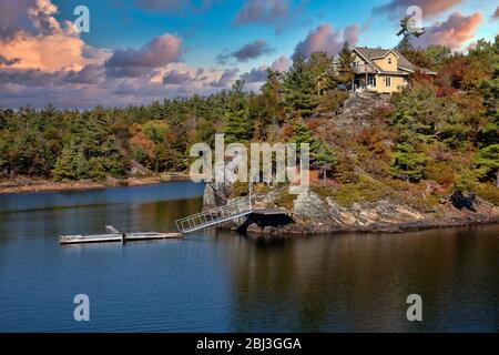 Canada, Ontario, Parry Sound, Thirty Thousand Islands, Georgian Bay ...