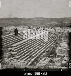 Palestinian, Middle Eastern towns and cities circa 1900 of medieval ...