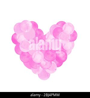 watercolor style and abstract illustration of romantic colorful macaron ...