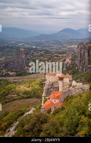 The Beautiful Floating Monasteries in Meteora, Greece Stock Photo - Alamy