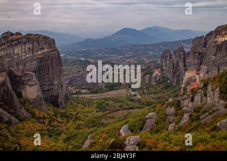 The Beautiful Floating Monasteries in Meteora, Greece Stock Photo - Alamy