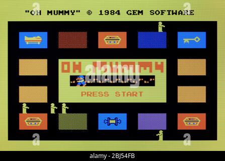 Oh Mummy - Sega Genesis Mega Drive - Editorial use only Stock Photo - Alamy