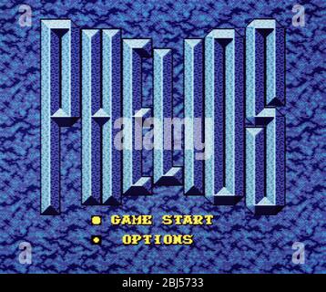 Phelios - Sega Genesis Mega Drive - Editorial use only Stock Photo - Alamy