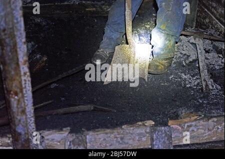 Bellevue Underground Mine Tour Stock Photo - Alamy