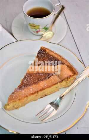 italian pastiera sweet pie from napoli city Stock Photo - Alamy