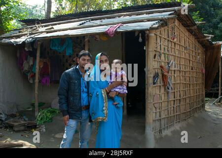 Rural family , Bihar, India Stock Photo - Alamy