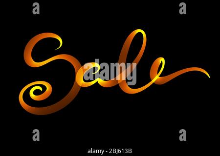 Sale handmade lettering, calligraphy made by fire or smoke, for prints ...