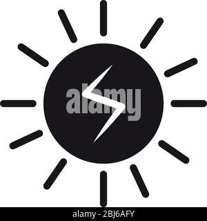 Mobile display brightness flat white icons on round color backgrounds ...
