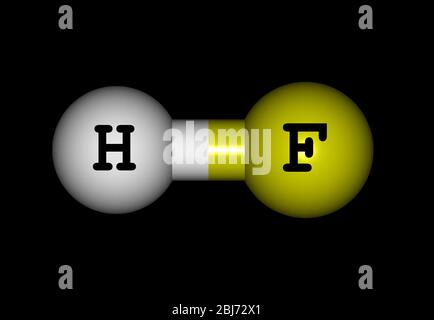 Hydrogen fluoride is a chemical compound with the formula HF. This ...