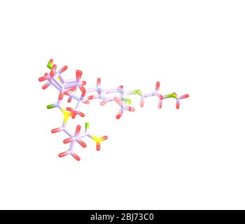 Molecular model of the antihypertensive drug Aliskiren (Tekturna or ...