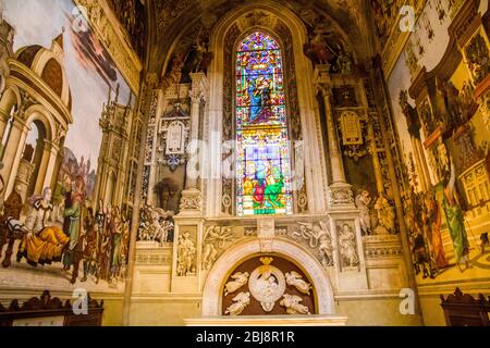 The Chapel of Filippo Strozzi, Santa Maria Novella, Florence, Italy ...