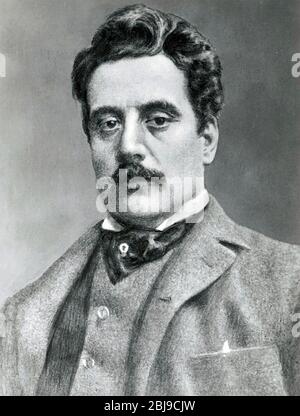 GIACOMO PUCCINI (1858-1924) Italian operatic composer Stock Photo - Alamy