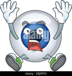Cartoon design of eyeball showing funny face with wink eye Stock Vector ...