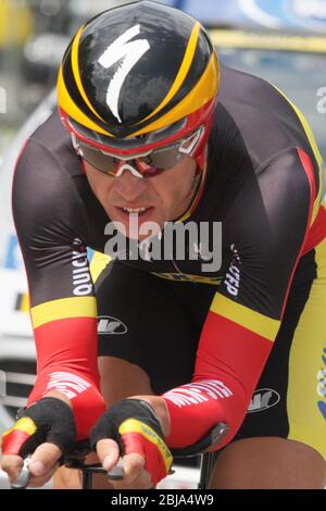 Stijn Devolder of Quick Step during the Dauphine Libere 2009, Stage 1 ...