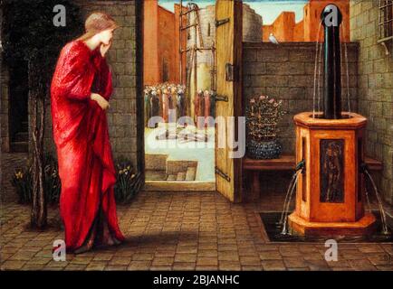 Burne-Jones Edward Coley - Danae - British School - 19th Century Stock ...