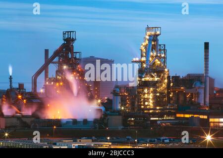 Tata Steel works at Port Talbot in Wales Stock Photo - Alamy