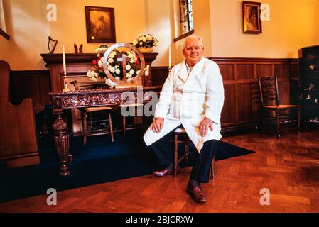 Harry Edwards faith healer spiritual healer 1971 Stock Photo - Alamy