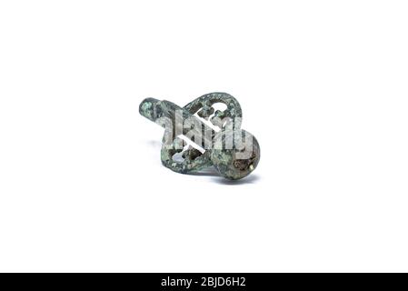 A real bronze age, 9th century, viking key found in Norway Stock Photo ...