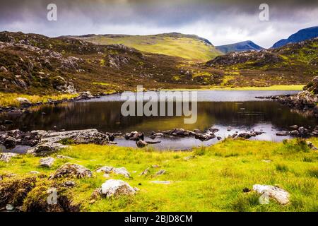 Innominate Tarn on the summit of Haystacks in the Lake District ...