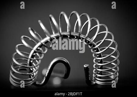 wire stirrer,studio shot, spiral, metal, pattern, close-up, Shape ...