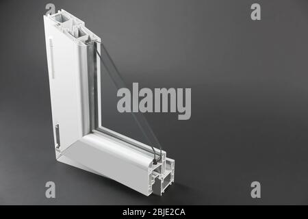 Window and sample of profile on dark background Stock Photo - Alamy