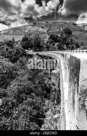 dramatic image of caribbean countryside of farms and agriculture field ...
