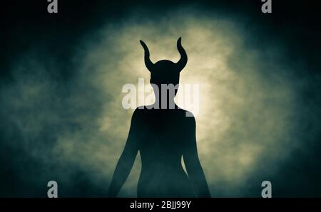 Spooky black silhouette character people, ghost silhouette isolated on ...