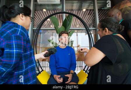 Wim Fisette during All Access Hour at the 2019 Mutua Madrid Open WTA ...