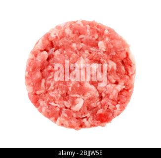 Fresh forcemeat, isolated on white Stock Photo - Alamy