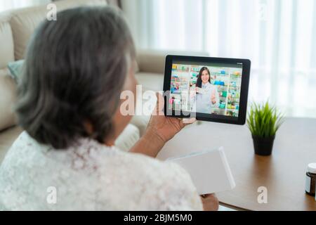 Online Medical Video Conference Or Consultation With Doctor Stock Photo ...