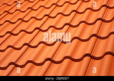 Orange roof tiles texture, roof texture design Stock Photo - Alamy